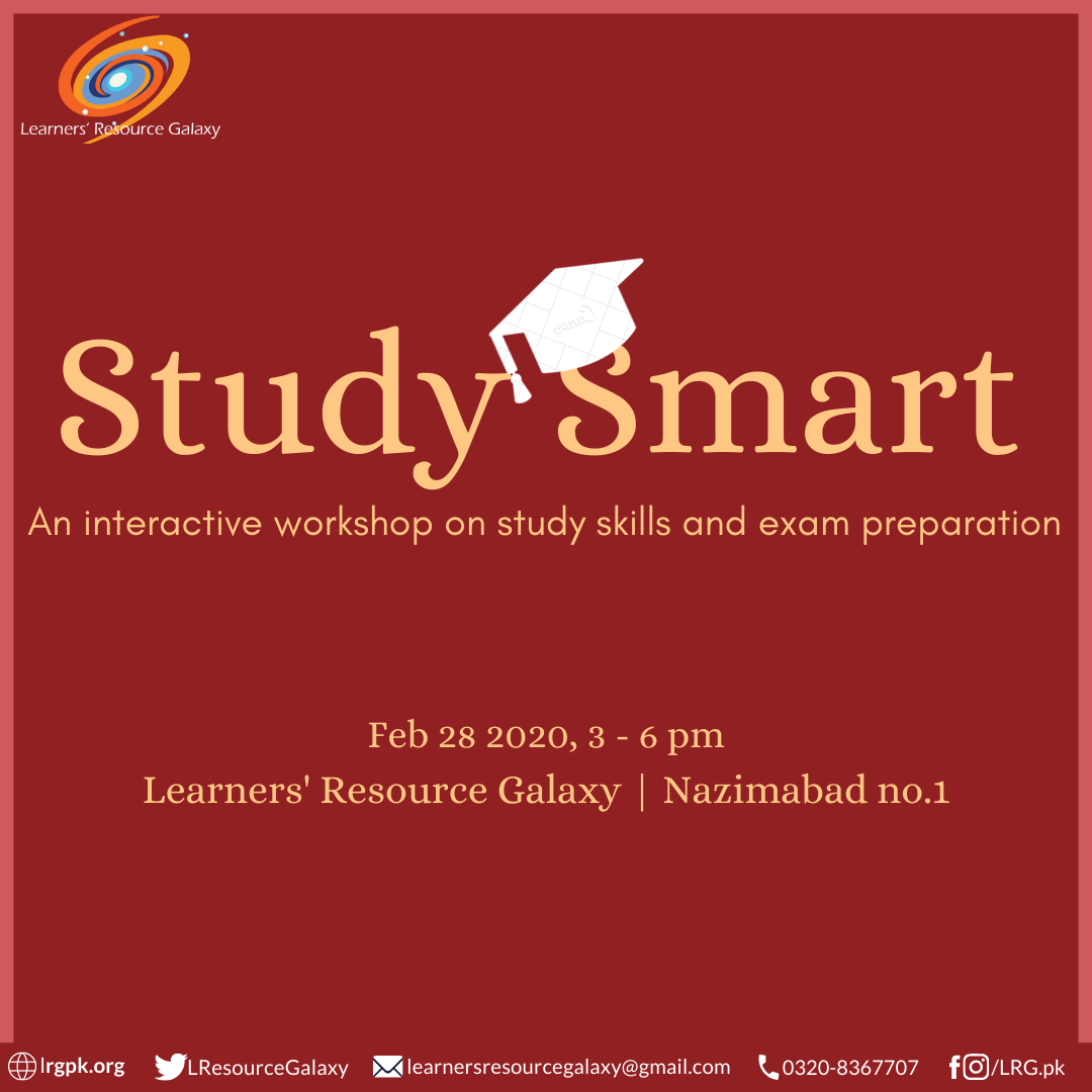 Workshop: Study Smart - Learners' Resource Galaxy